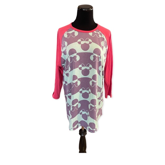 LuLaRoe | Tops | 2xl Lularoe Disney Randy New Fun Minnie Mouse Print ...